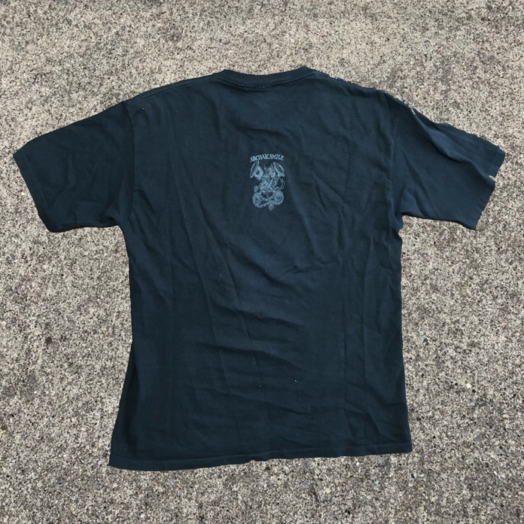 ARCHAIC SMILE Print Tee - blue room
