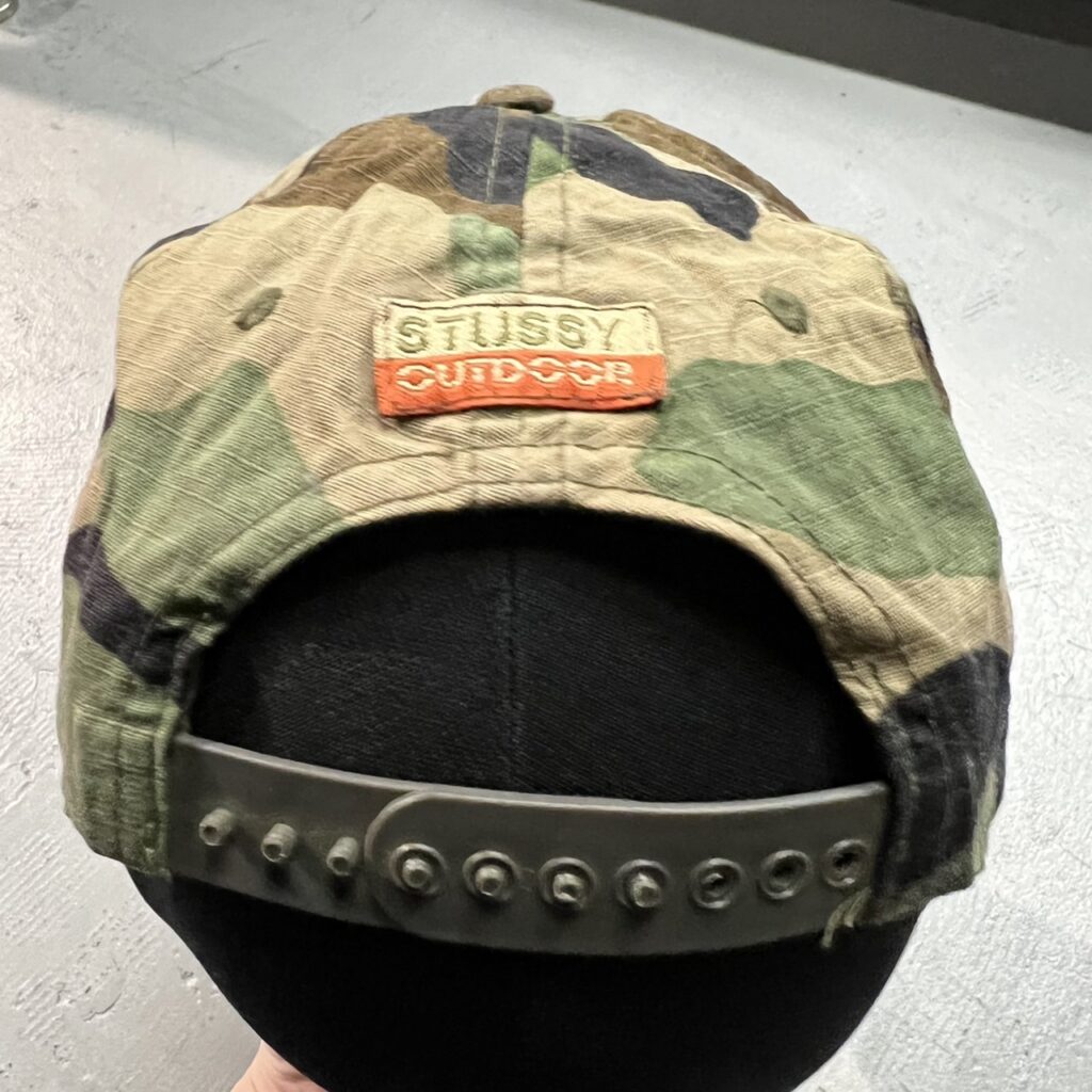 90s Stussy outdoor 6 Panel Cap - blue room