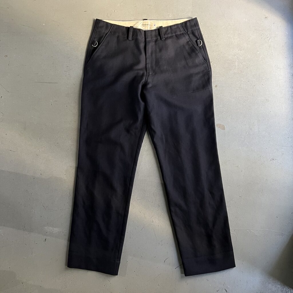 assemble aka AFFA Wool Bondage Pants - blue room